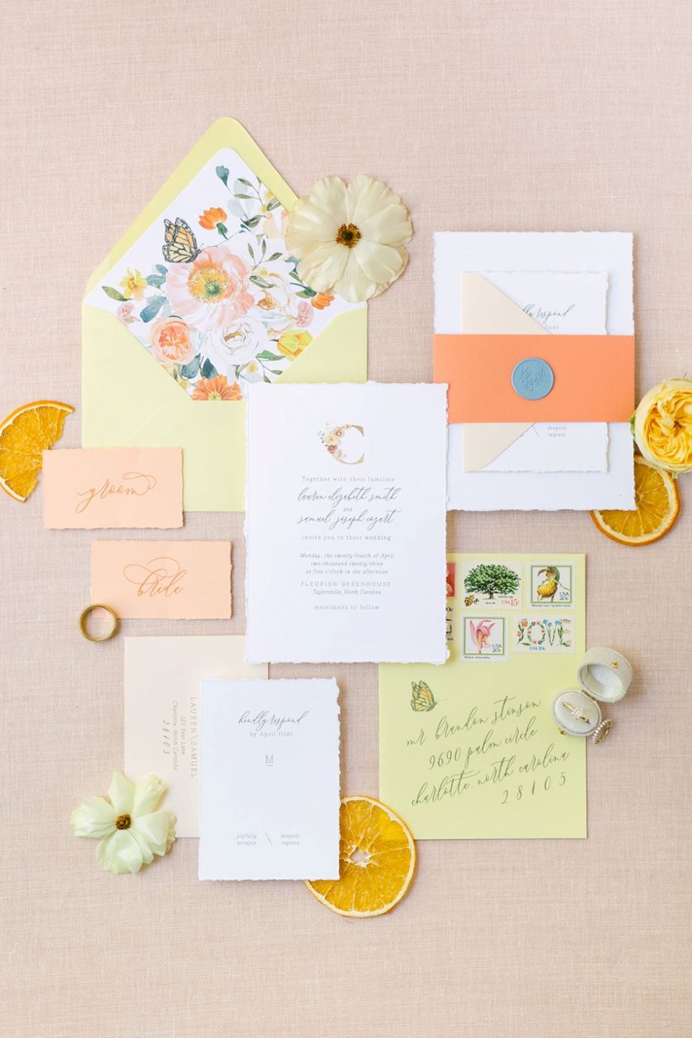 The Eras as Wedding Invitations | Anna Howe Design