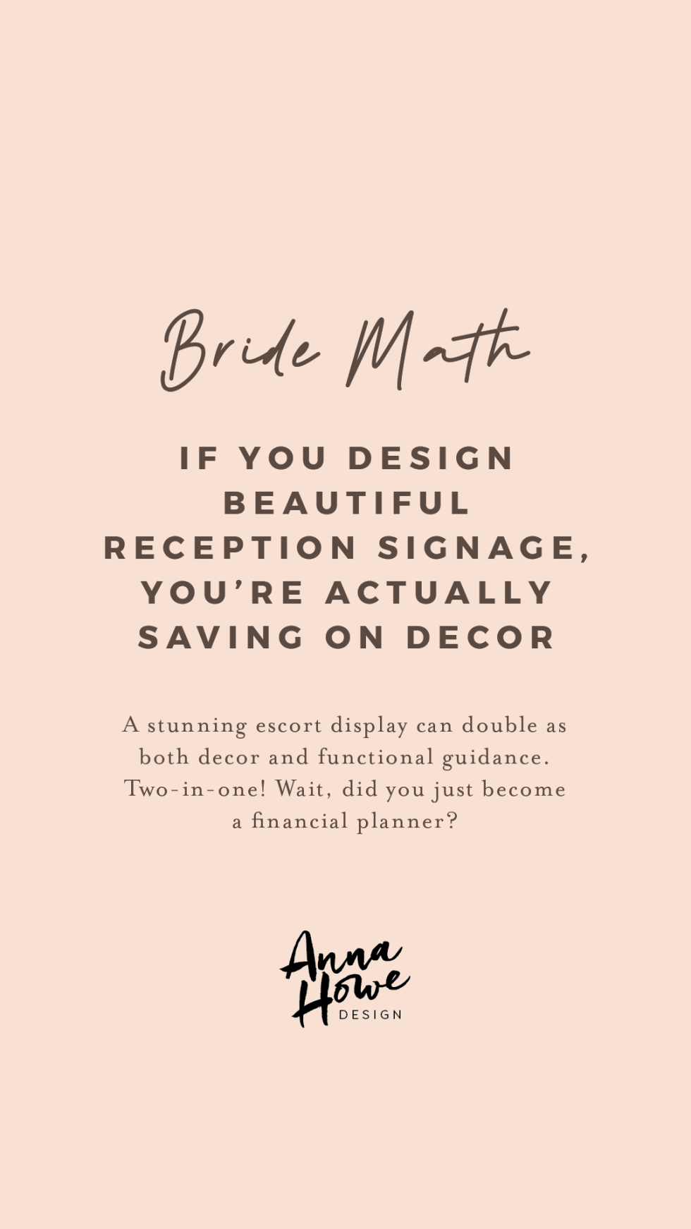 BRIDE MATH: The secret to all your stationery upgrades | Anna Howe Design